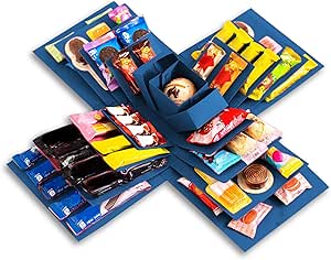 Amazon.com: NFNSIG 5 Layer Snack Explosion Box, DIY Explosion Gift Box ...