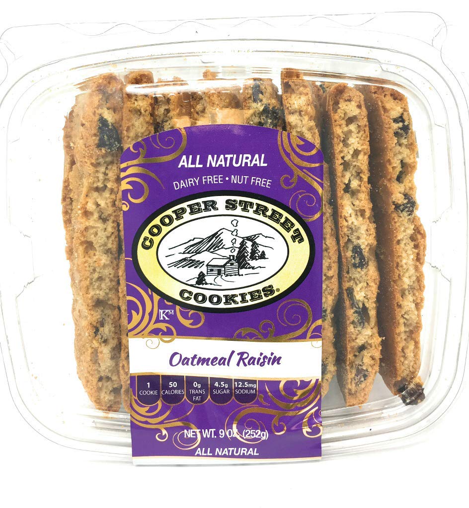 Amazon.com: COOPER STREET BAKERY Oatmeal Raisin Cookies, 9 OZ : Grocery ...