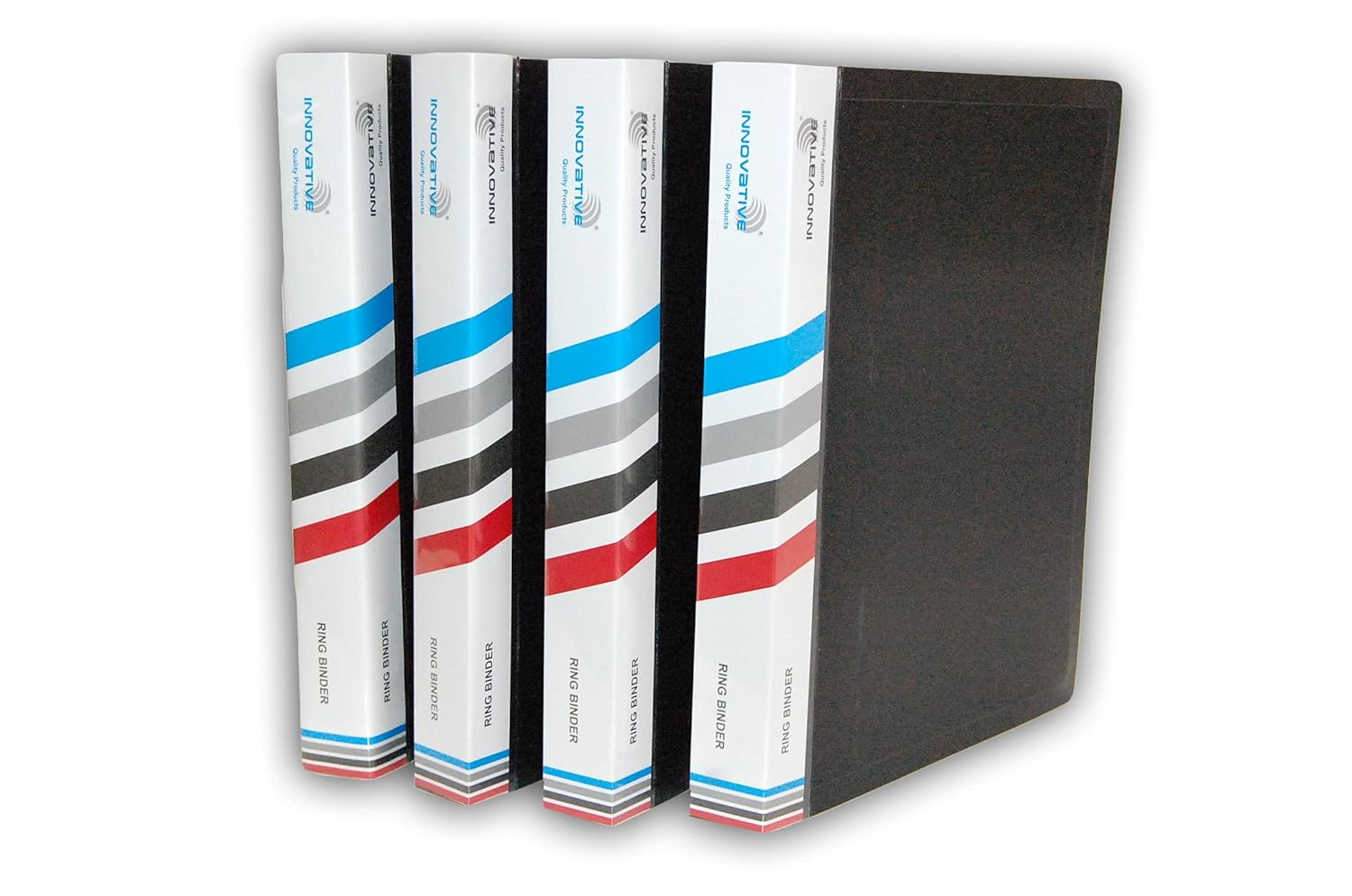 INNOVATIVE PP Ring Binder Black (Pack of 4) : Amazon.in: Office Products