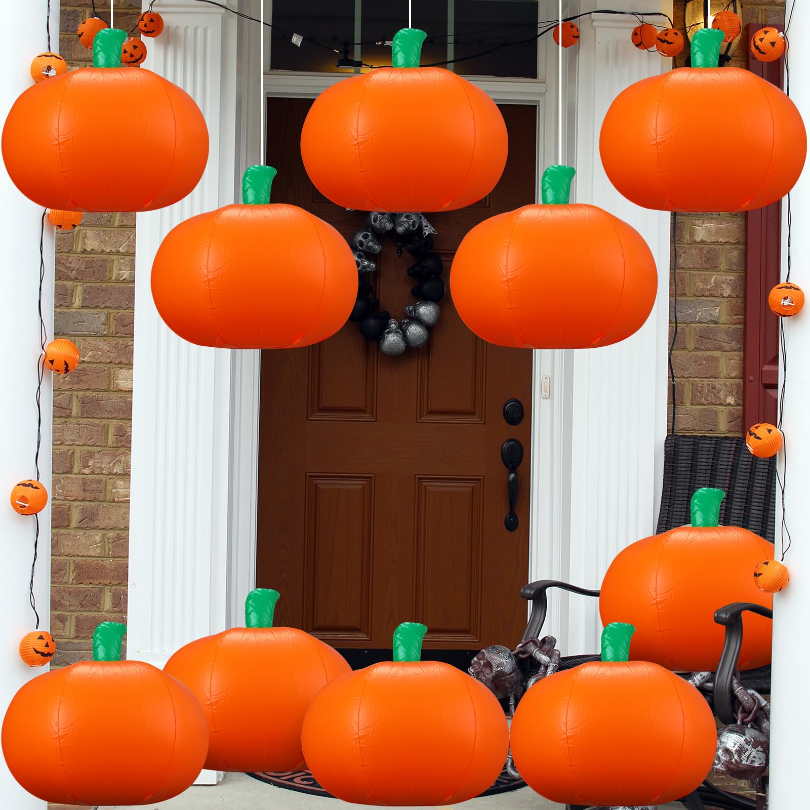 Amazon.com: Jenaai 10 Pcs Inflatable Thanksgiving Fall Decorations ...