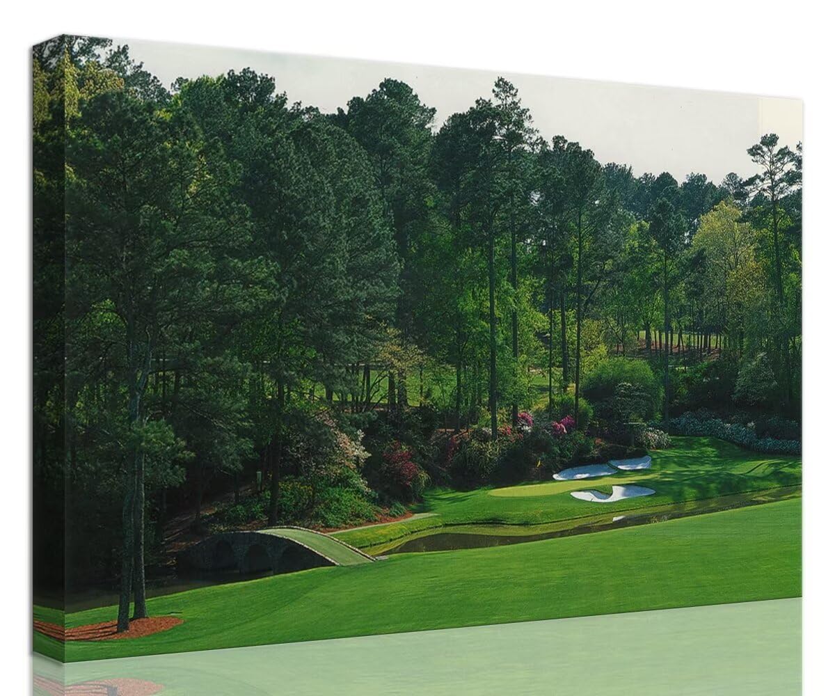 Amazon.com: Augusta National Golf Course Wall Art for Office Living ...