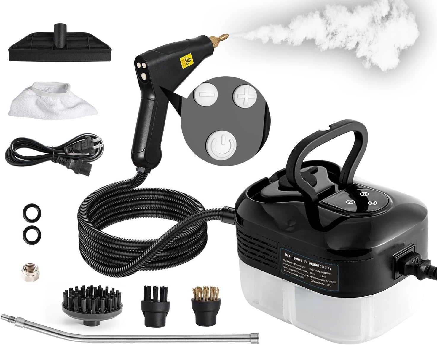 Amazon.com - Foandbevi Handheld Steam Cleaner, 2500W High Pressure ...