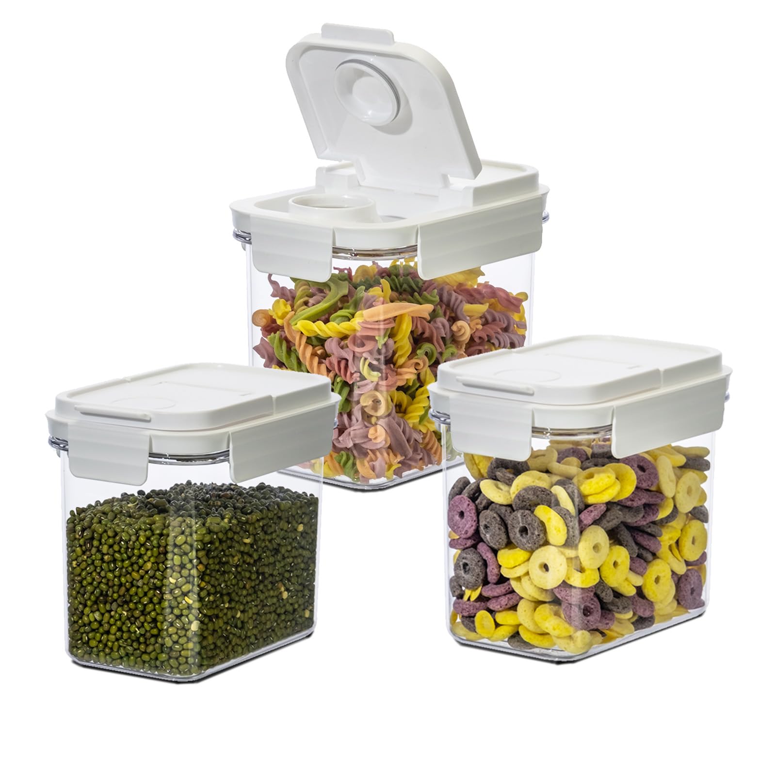 Amazon.com: XhOSLAnd Food Storage Containers Set with Lids BPA Free ...