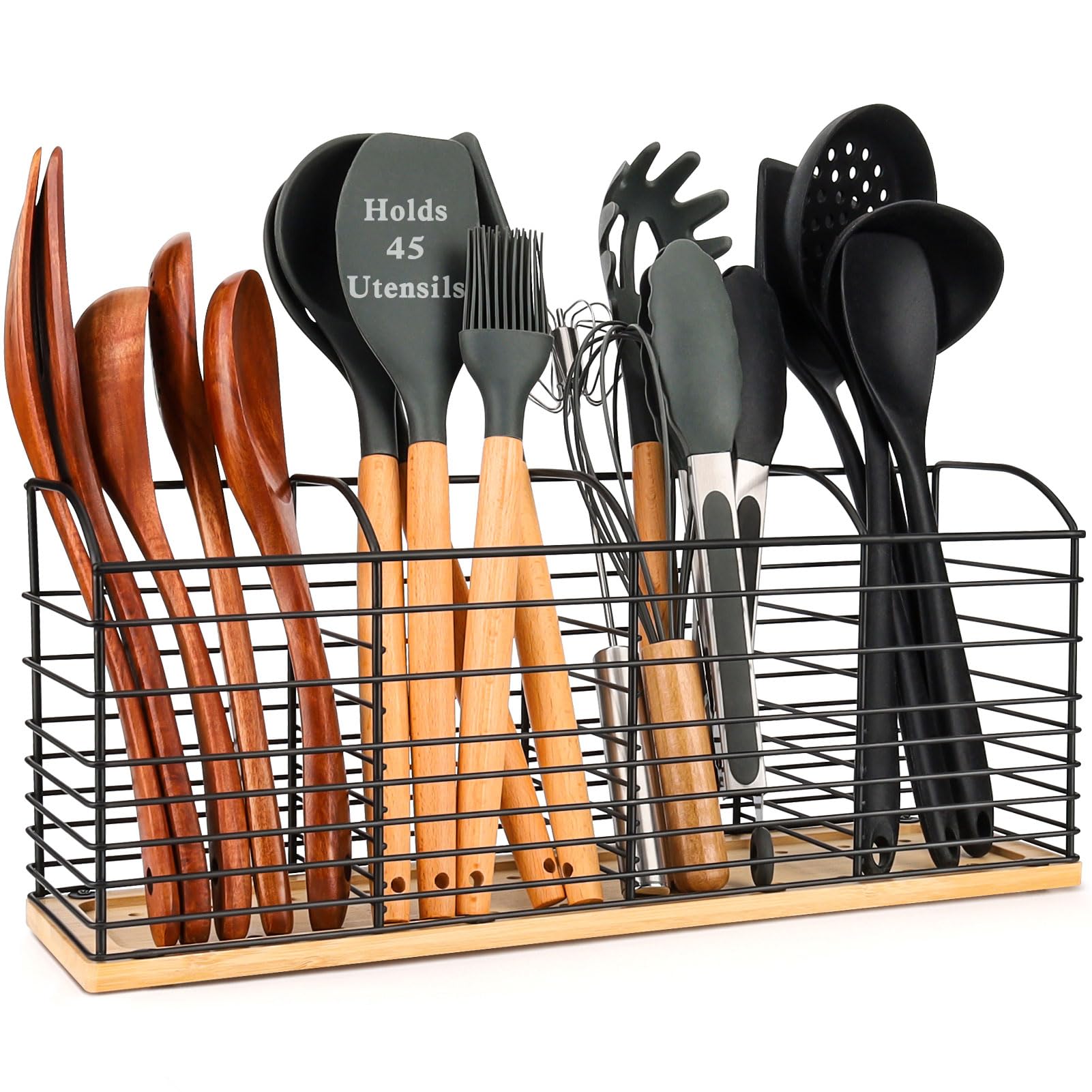 Snapklik.com : PrimZooty Extra Large Kitchen Utensil Holder For ...