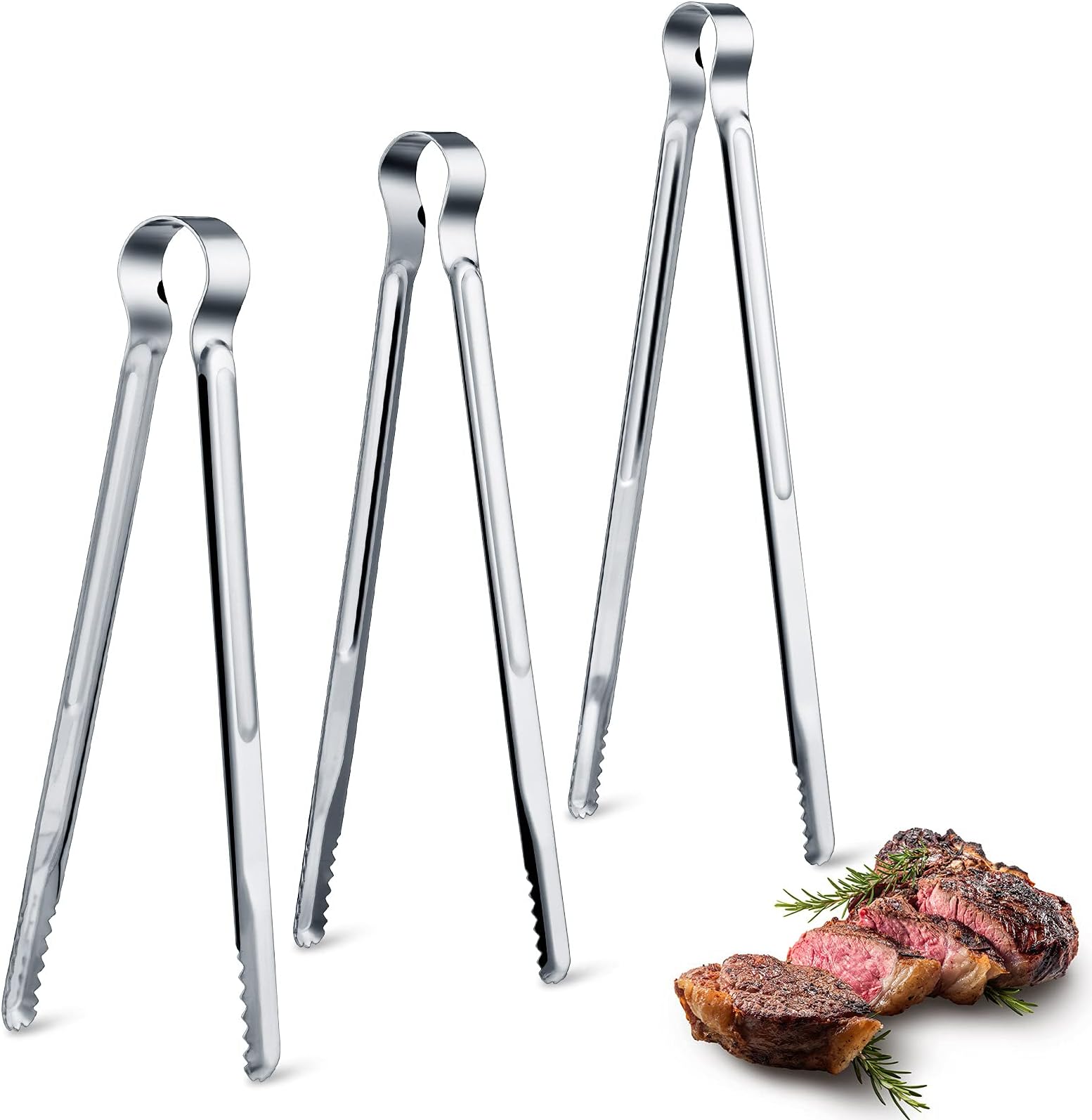 Amazon.com : TXIN 3 Sizes BBQ Tongs, Colorful Professional Grill Tongs ...