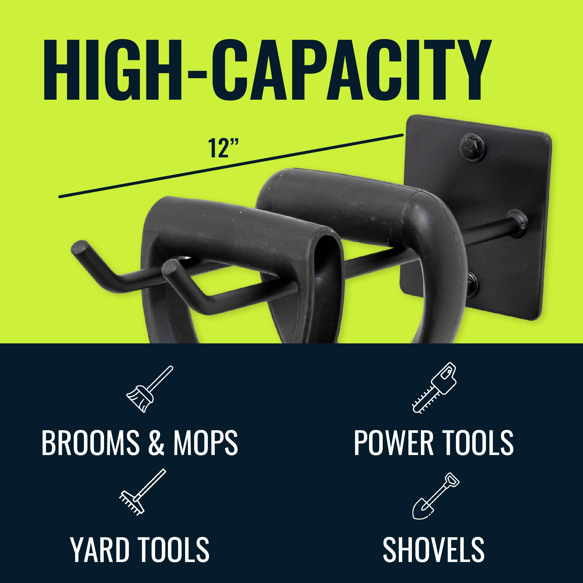 Snapklik.com : Garage Garden Tool Wall Mount Hook, Garage Organization ...