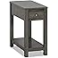 Amazon.com: Signature Design by Ashley Borlofield Farmhouse Rectangular End Table with Drawer ...