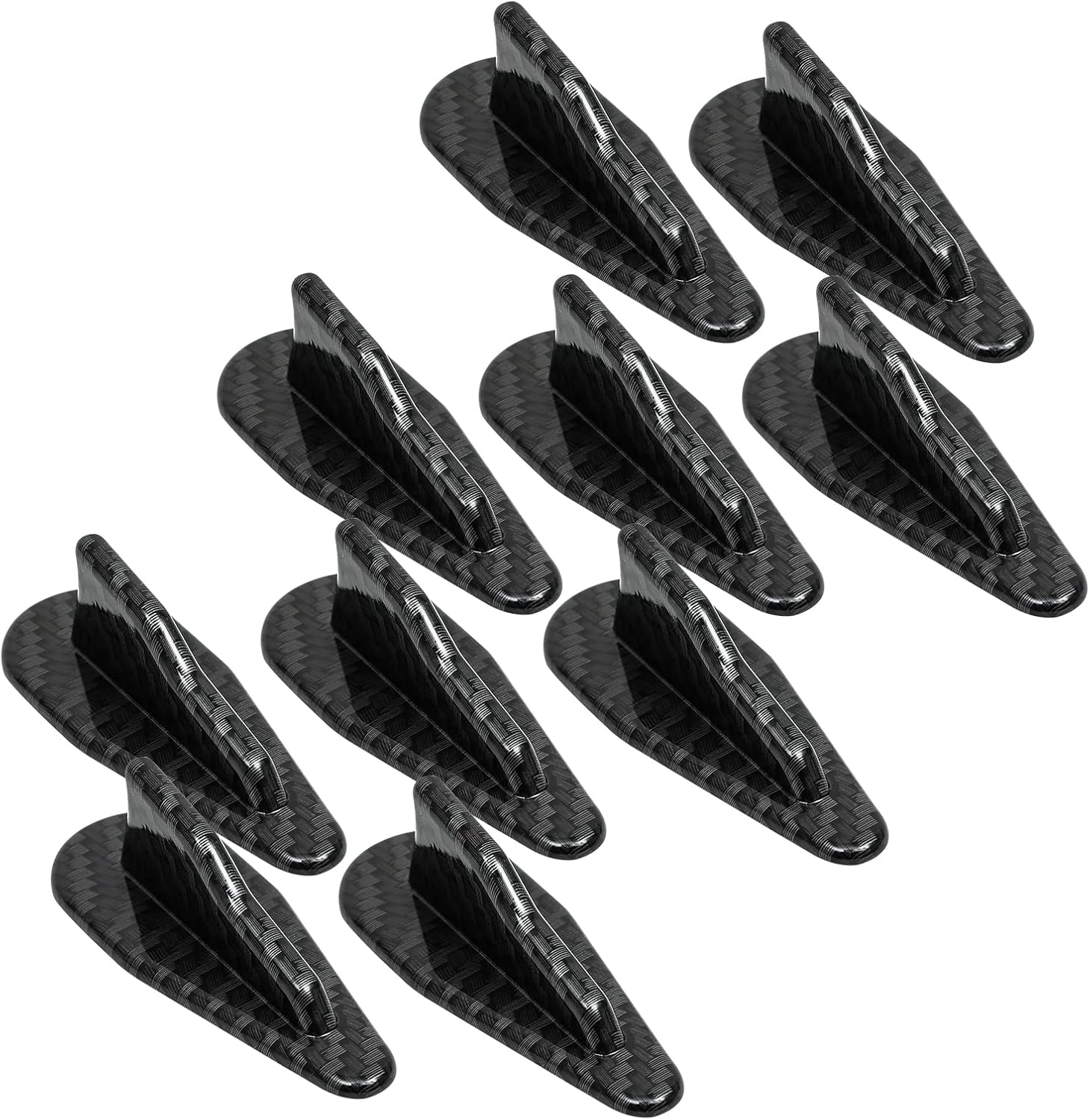 Amazon.com: EVO Style 10Pcs Mini Shark Fin Diffuser Spoiler for Car SUV ...