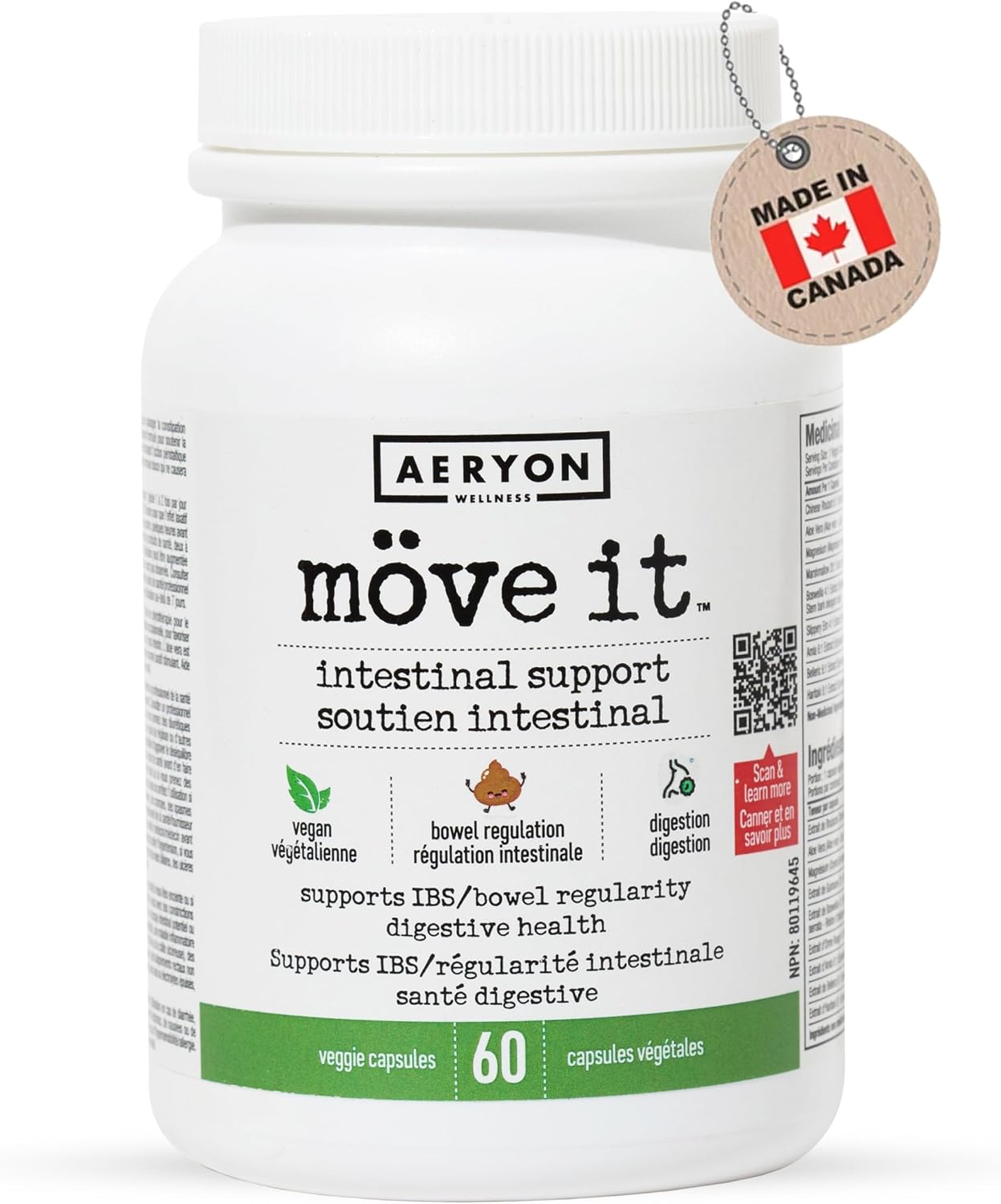 Möve it All-Natural Laxative Free Stool Softener by Aeryon Wellness ...