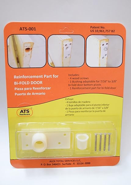 Bi-Fold Door Repair Kit - Adaptable Pivot and Bi-Fold Door Bushing for ...