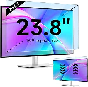 Amazon.com: IPROKKO 【2 Pack】 23.8 inch Anti-Blue Light Monitor Screen ...
