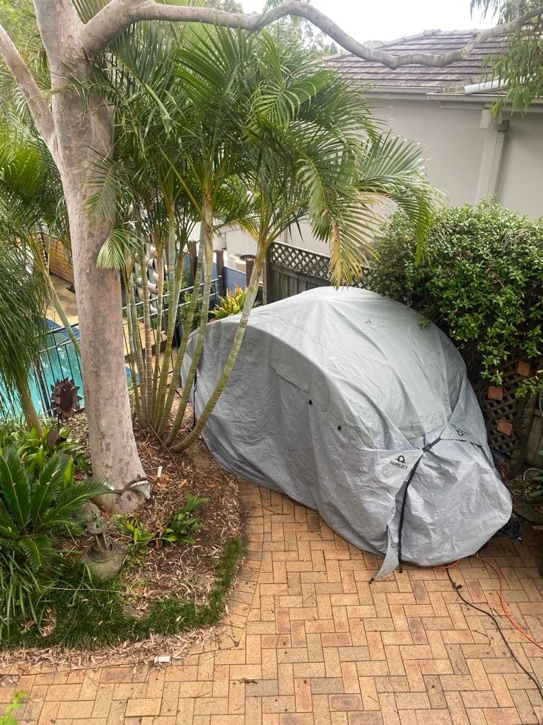 Teardrop Travel Trailer Cover Fits 10'-12' Trailers, 7 Layers Top Heavy ...