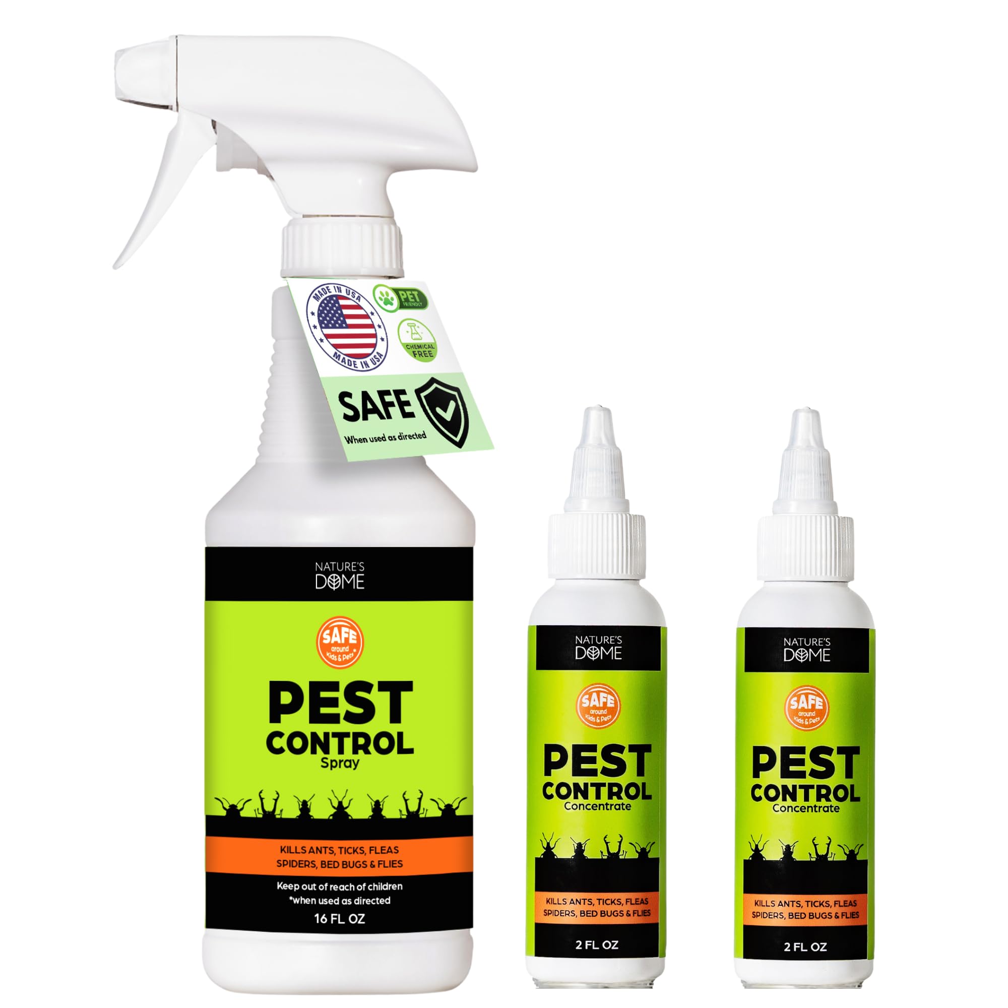 Amazon.com: Nature's Dome Eco-Friendly Pest Control Bundle – 16 oz ...