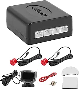 Amazon.com: Hihaha Auto Vehicle Reverse Backup Radar System LCD ...