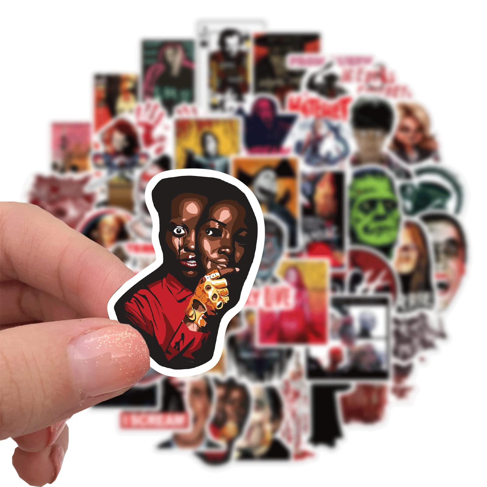 Snapklik.com : 50PCS Horror Movie Stickers Pack Scary Thriller Killer ...