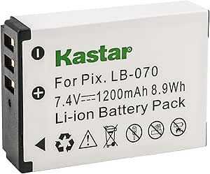 Amazon.com : Kastar LB-070 Battery 1-Pack Replacement for Kodak LB-070 LB070 Battery, Kodak ...