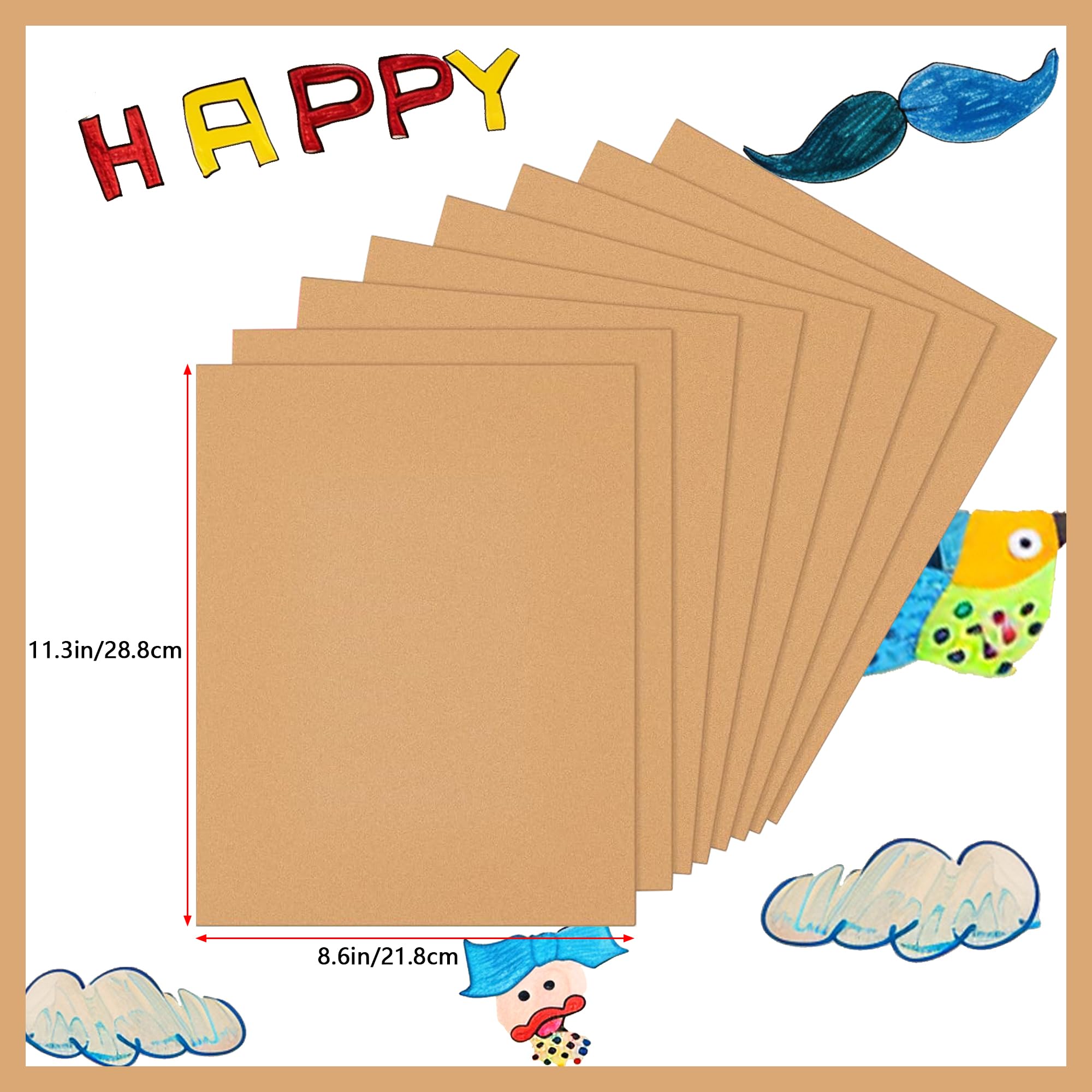 Cardboard Sheets Large RLAVBL 50 Pack 9x12 Corrugated Cardboard Sheets ...