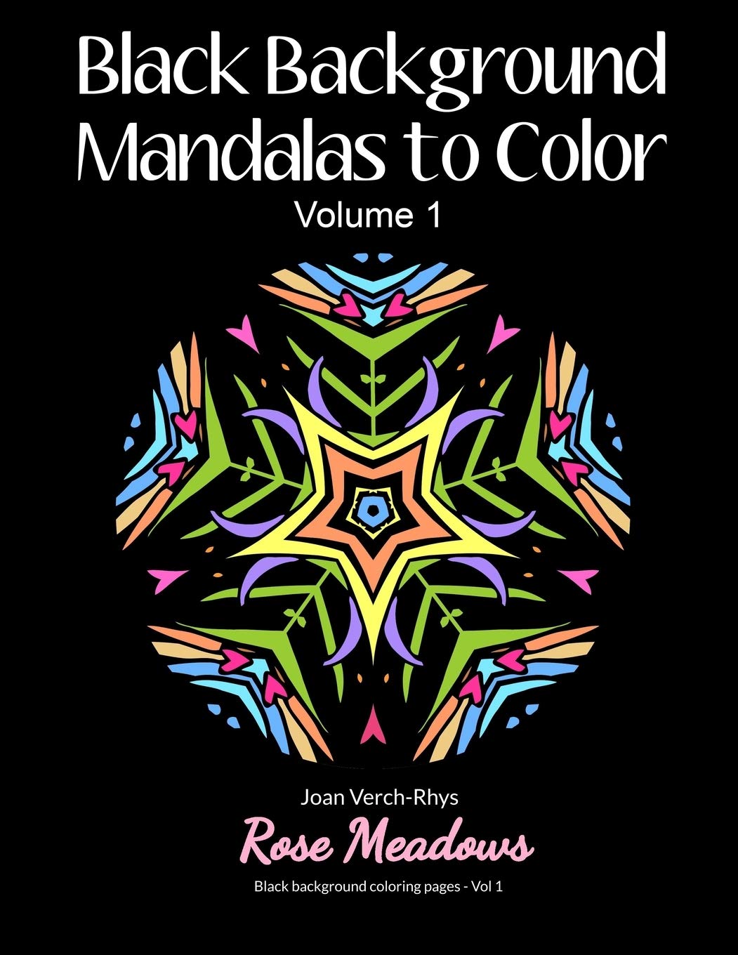Amazon.com: Black Background Mandalas to Color: Volume 1 (Black ...