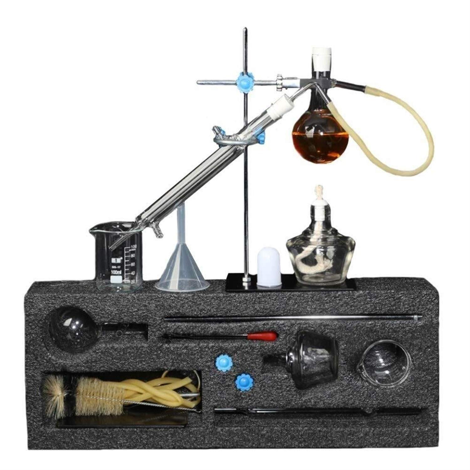 Buy Csy 100ml Lab Glassware Kit Glass Distillation Industrial Science ...