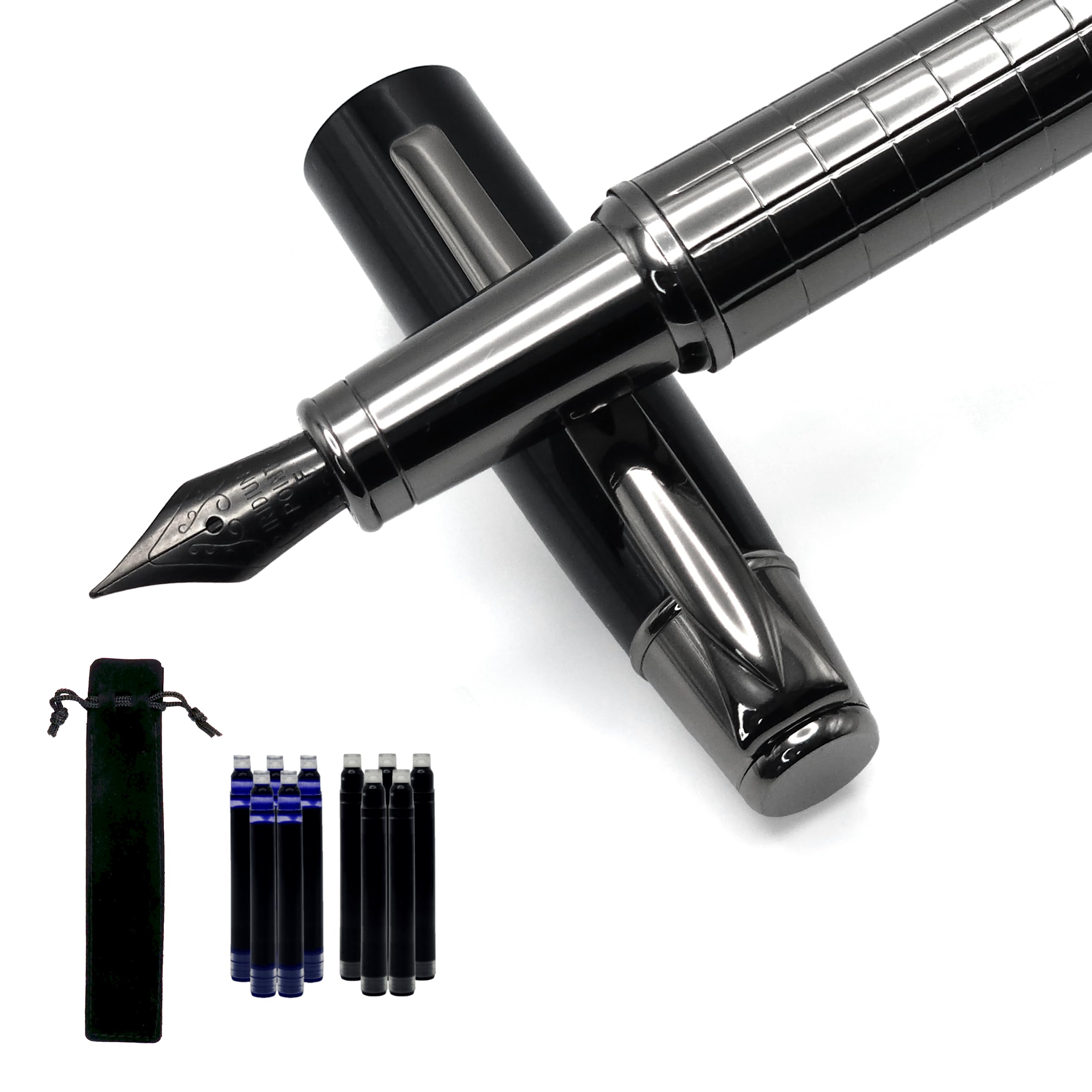 Amazon.com : Vandro Luxury Fountain Pen Set - Comfortable Grip with ...
