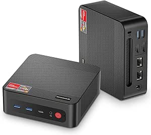 Amazon.com: BOSGAME P4 Mini PC Gaming, AMD Ryzen 7 5825U Desktop ...