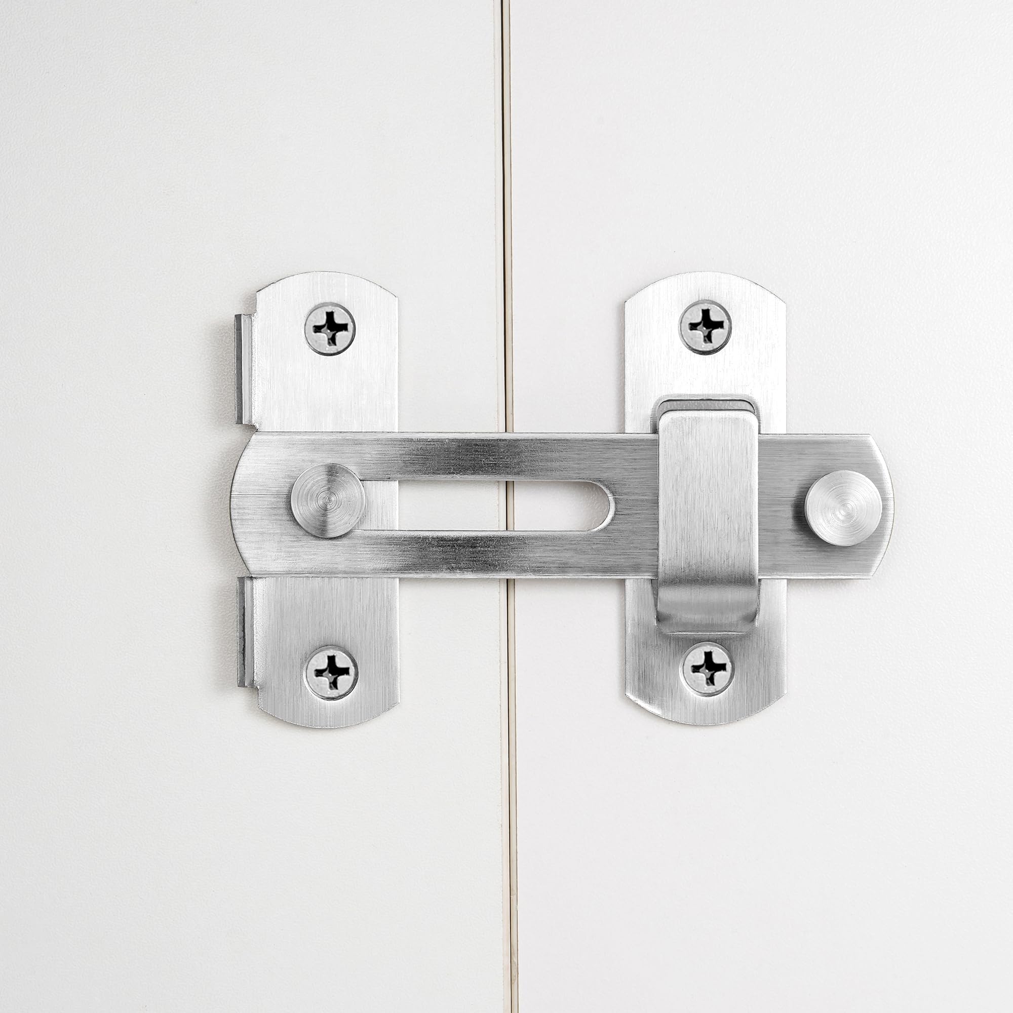 Snapklik.com : INIRET 10 Packs Barn Door Latches3.93” X 2.75” Brushed ...