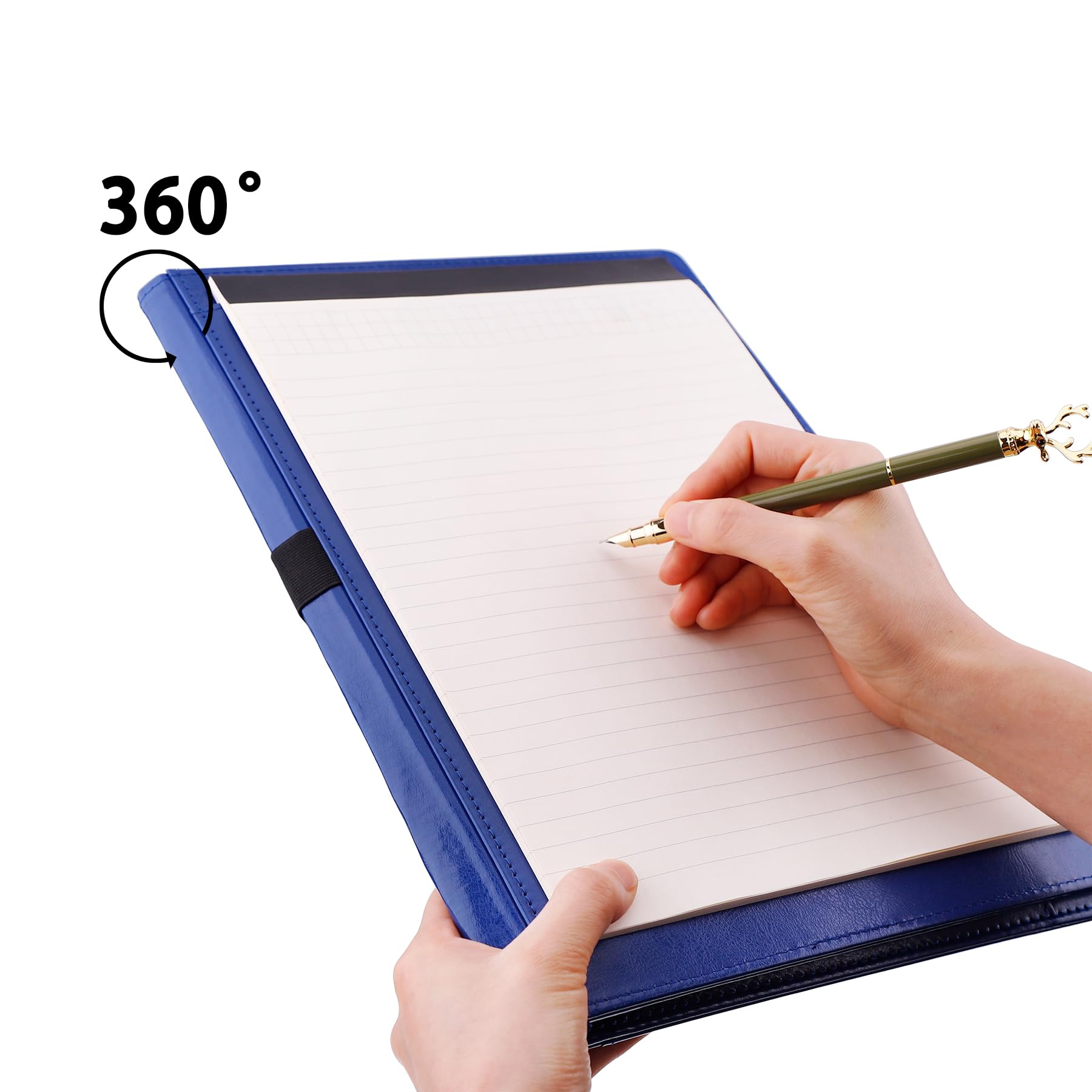 Snapklik.com : Padfolio Portfolio Organizer Binder, PU Leather ...