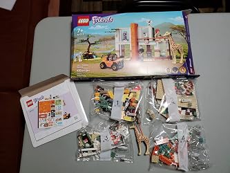 Amazon.com: LEGO Friends Mia's Wildlife Rescue Toy 41717 with Zebra and ...