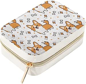 Amazon.com: Double Layer Portable Travel Mini Jewelry Case Display ...