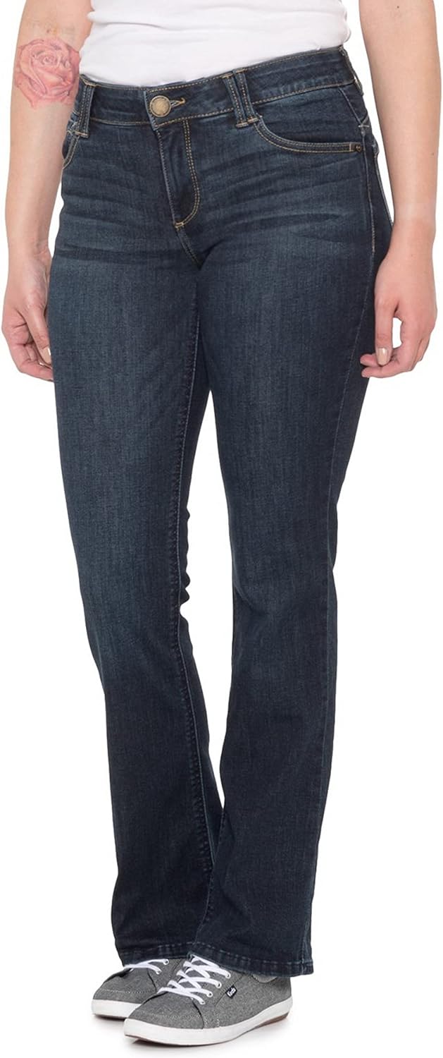 Democracy Women's Ab Solution Itty Bitty Boot, Indigo Bootcut, 10 at ...