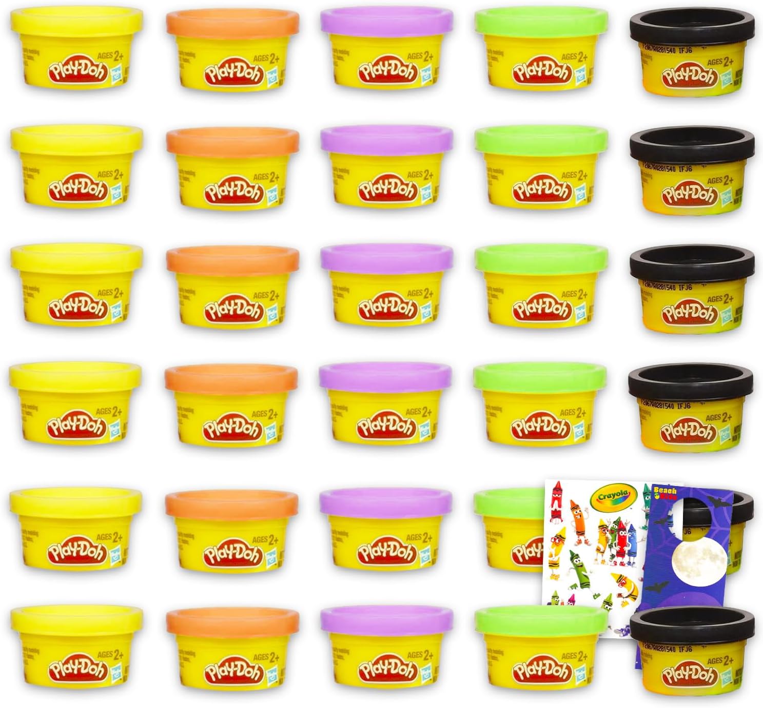 Amazon.com: Play Doh Bulk 30 Pack - Bundle of 30 Cans for Party Favors, Trick or Treat, Kids ...