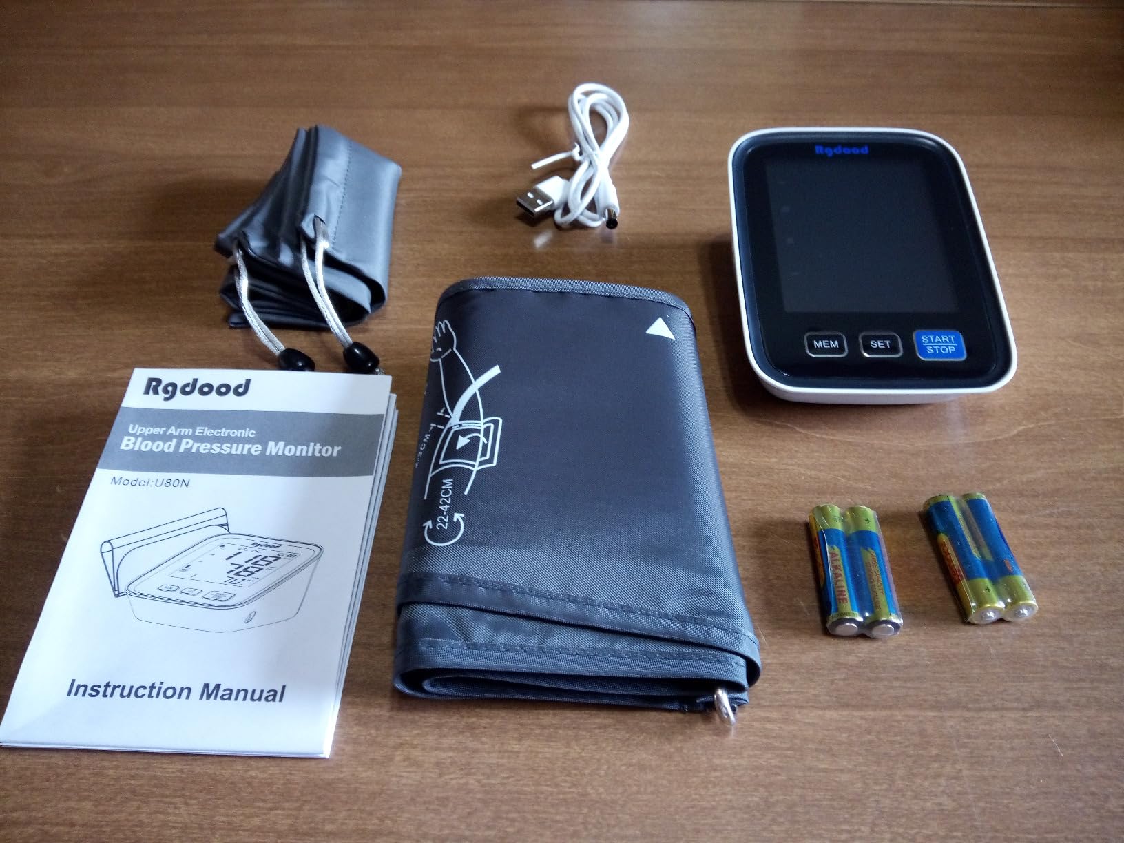 Amazon.com: Rgdood Automatic Upper Arm Blood Pressure Monitor, Dual ...