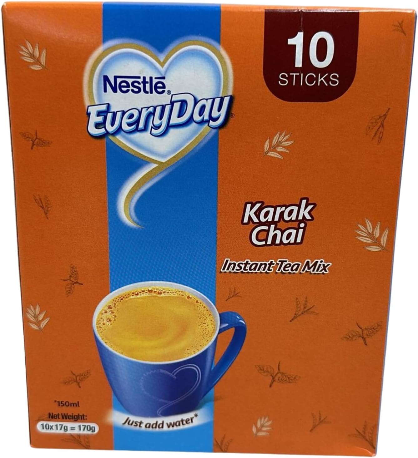 Nestle Everyday Karak Chai Instant Tea Mix (10 x 17g=170g) Just Add ...