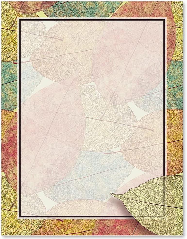 Amazon.com : Paperdirect Ornate Leaves Thanksgiving Fall Autumn Theme ...