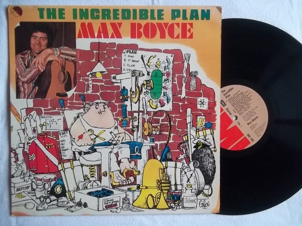 Amazon.com: MAX BOYCE The Incredible Plan vinyl LP: CDs & Vinyl