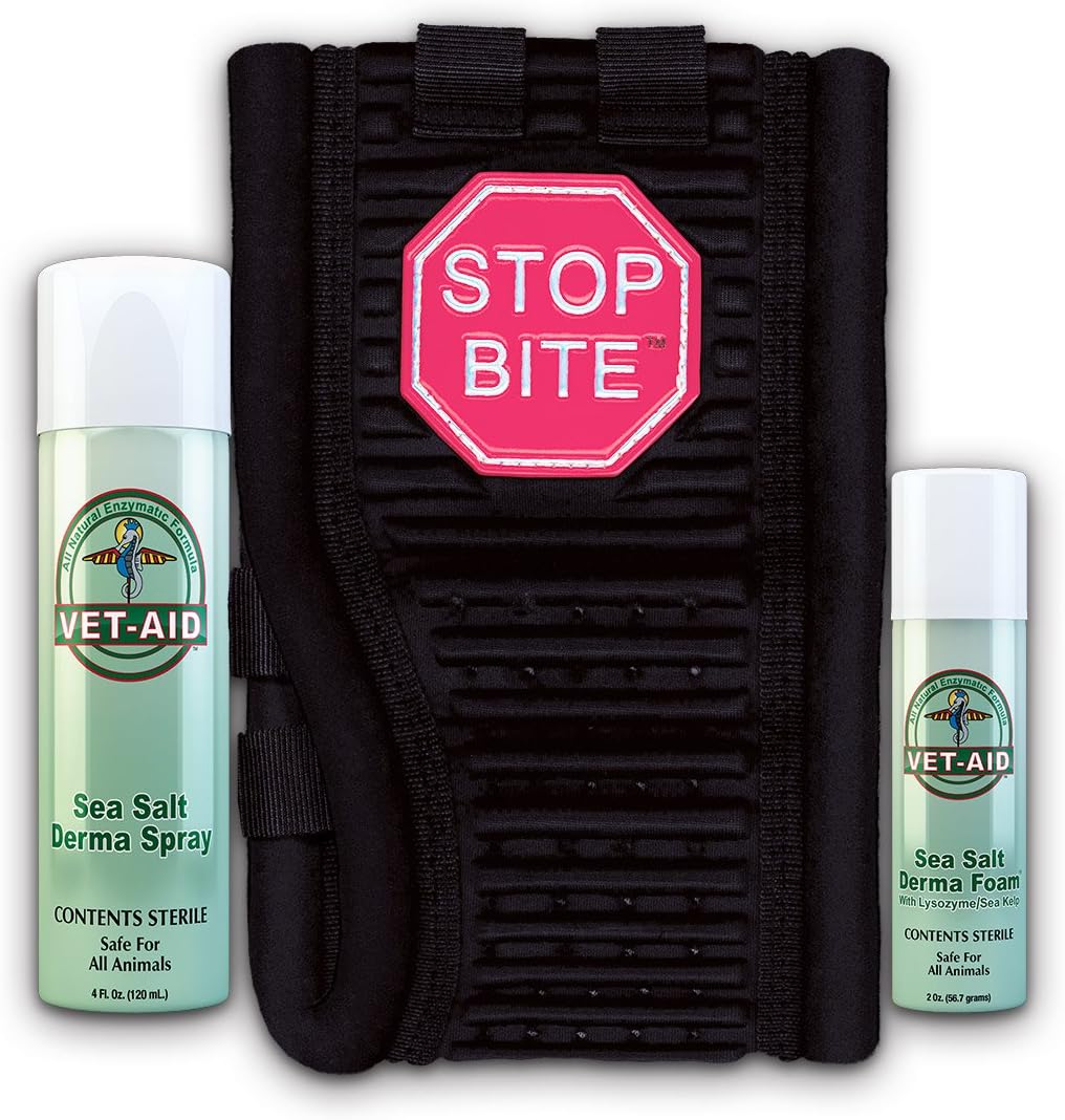 Amazon.com : Vet Aid/Stop Bite Wound Care/Corlex Stop-Bite Collar Combo ...