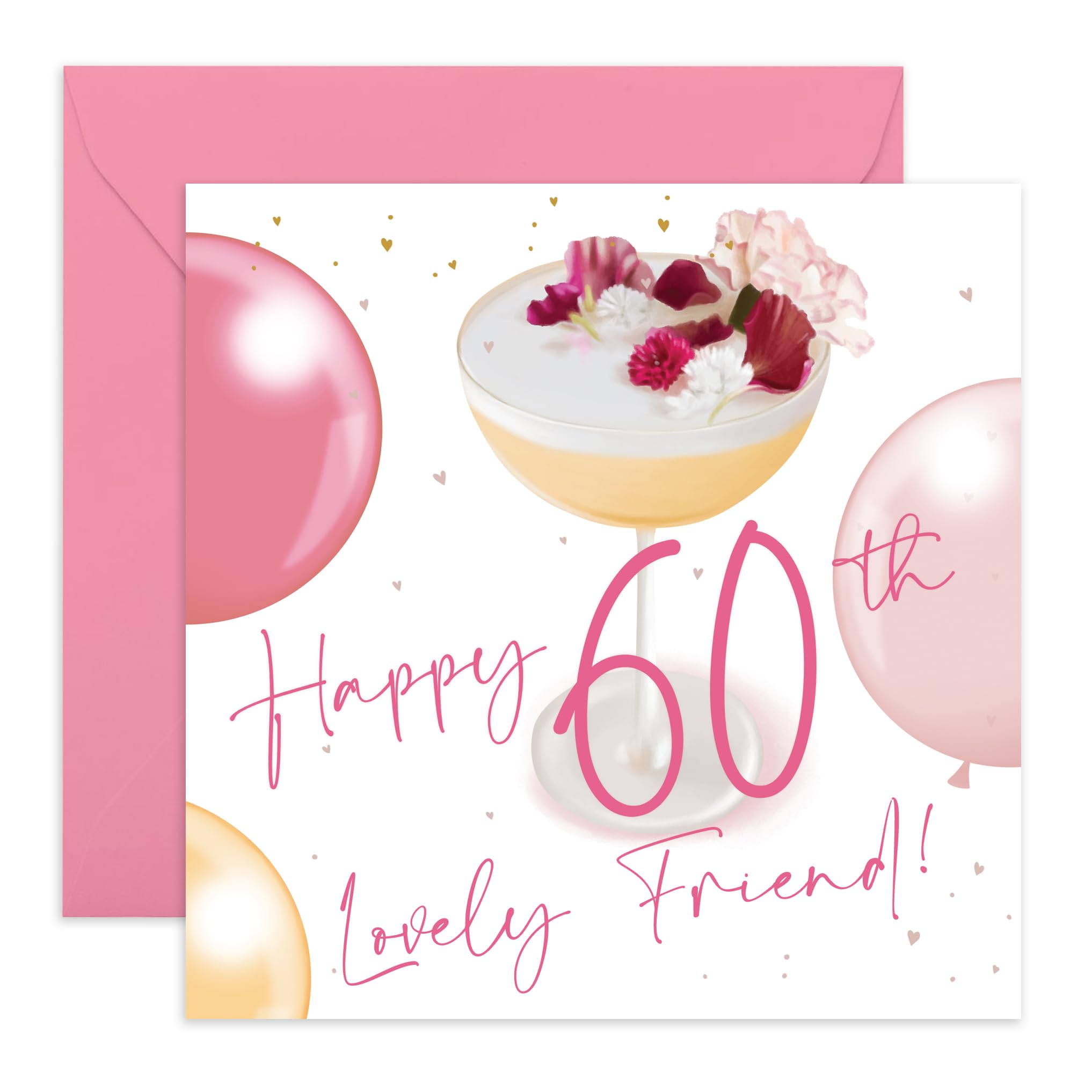 Central 23 Sixtieth Birthday Cards For Her - 60th Lovely Friend - 60th ...