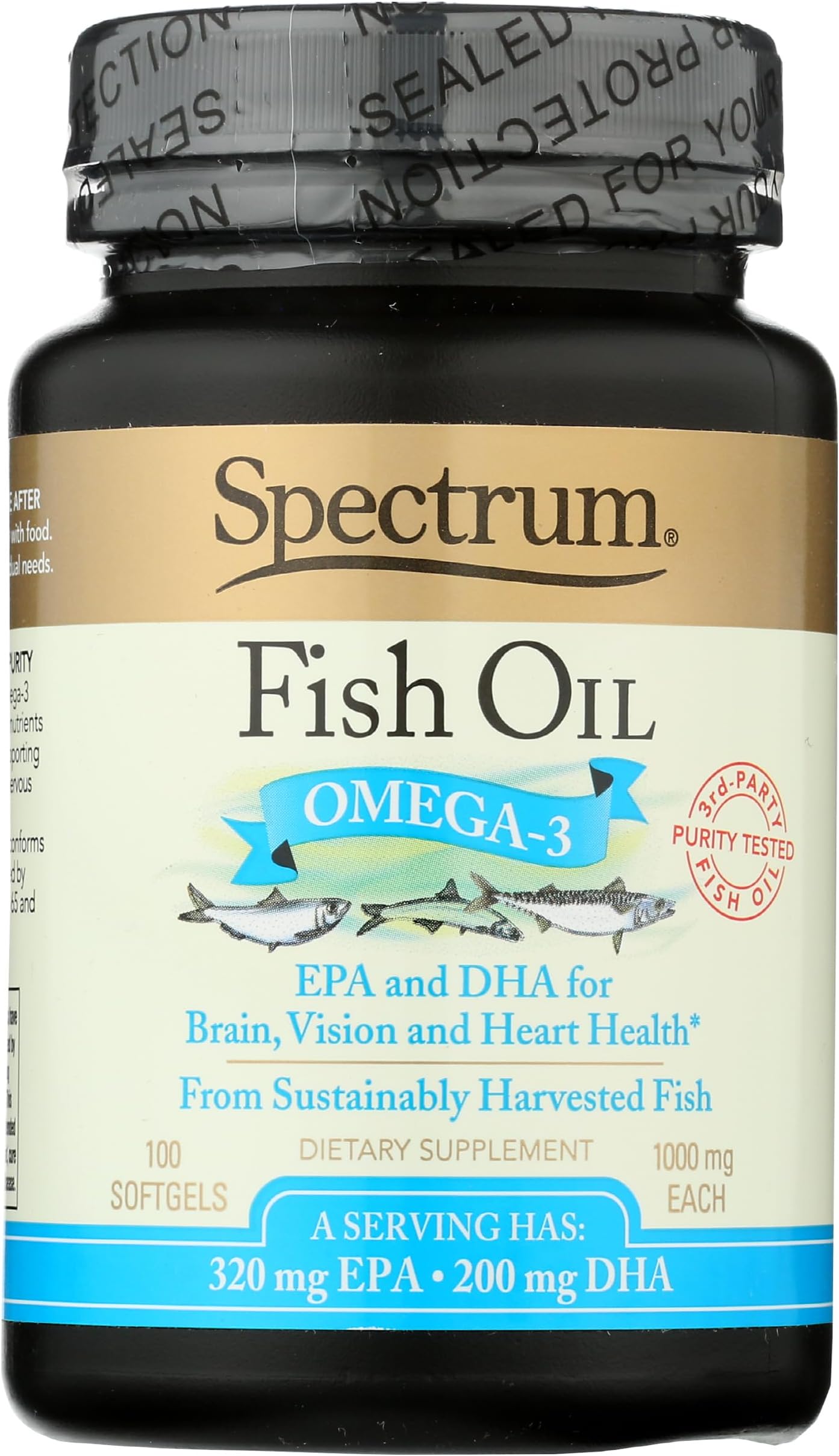 Amazon.com: Walgreens (Formerly Finest Nutrition) Half-The-Size Fish ...
