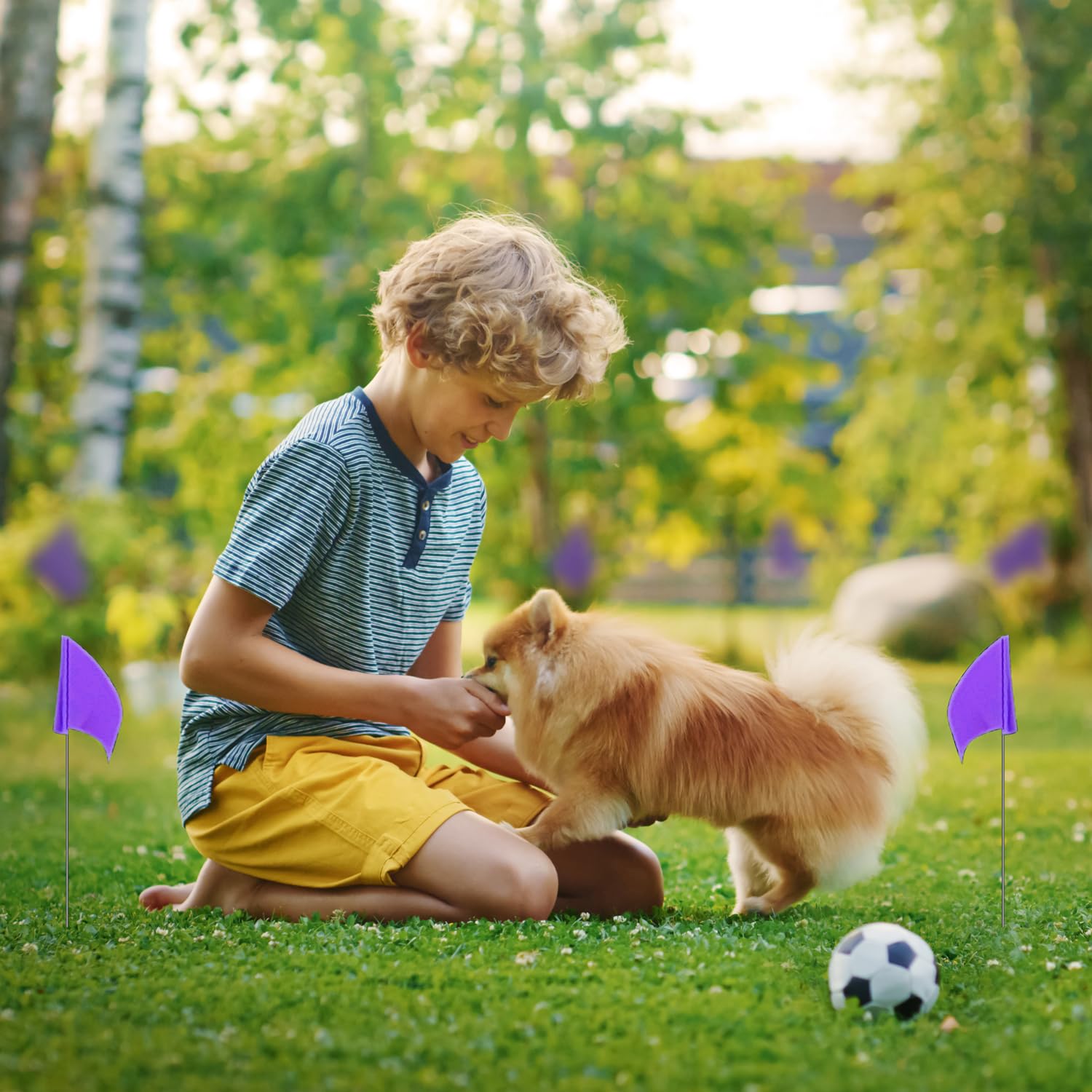 Snapklik.com : Zozen 100Pack Purple Marking Flags, Writable 15x4x5 Inch ...