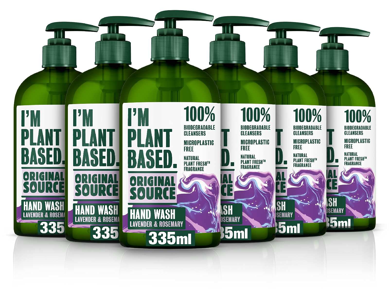 Buy Original Source I'm Based Lavender & Rosemary Hand Wash, 100% ...