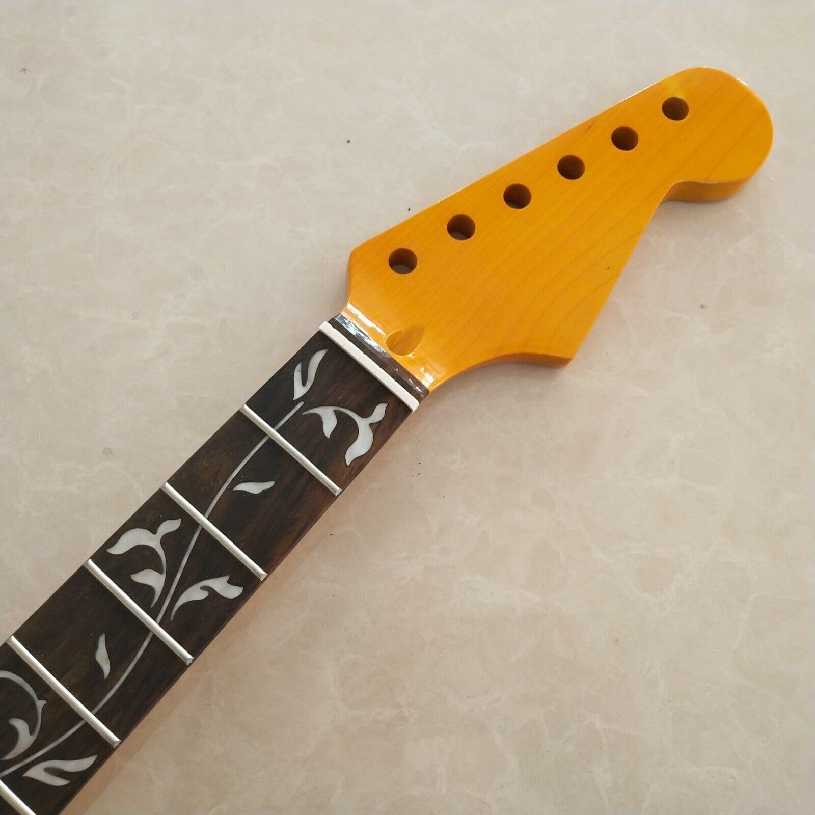 Baritone Guitar Neck Mua Maple Neck For 22 Fret 24 Inch Rosewood ...