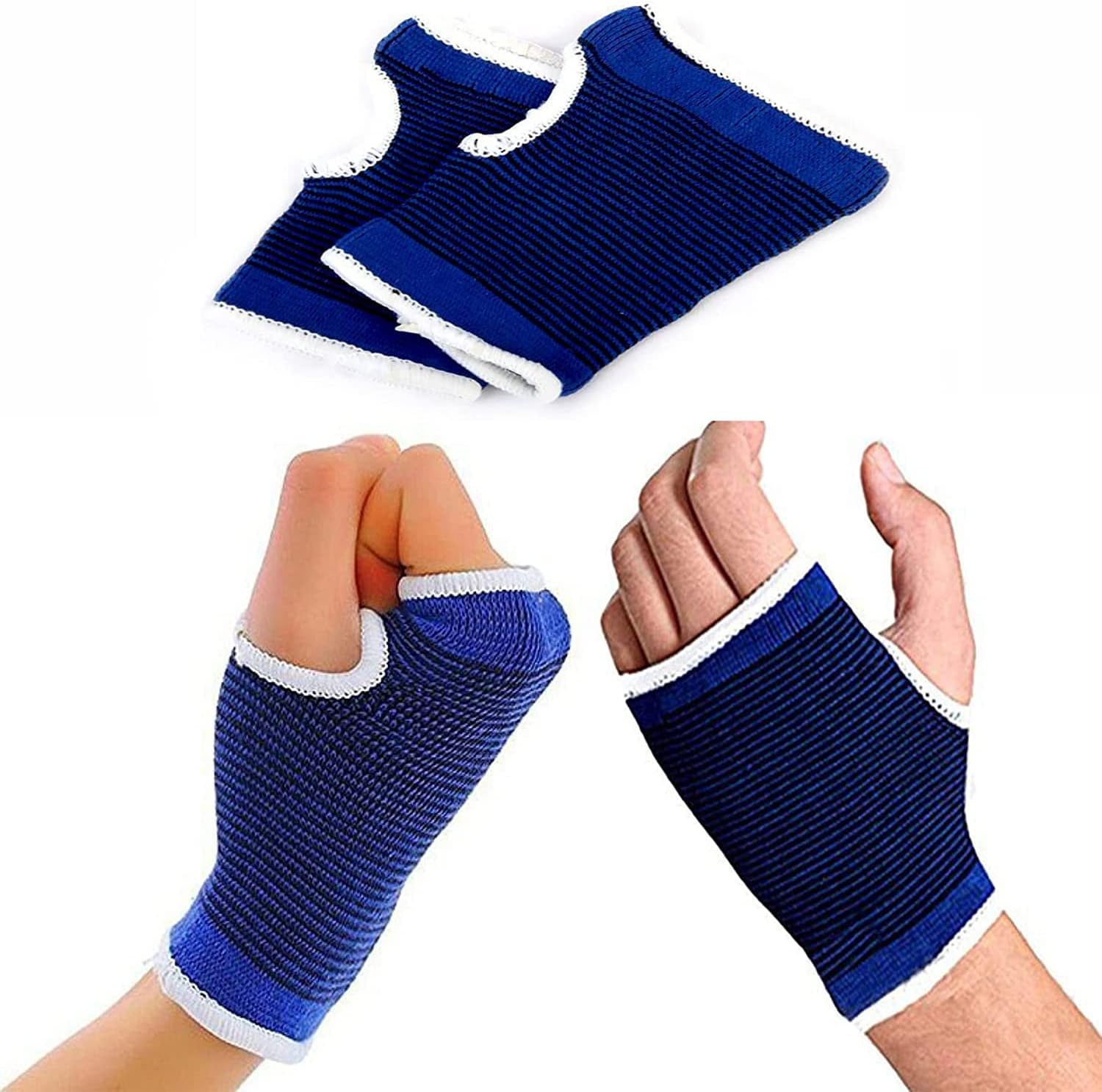 Buy TWINZEN Thumb Hand Wrist Support, Gel Filled Gloves for People who ...