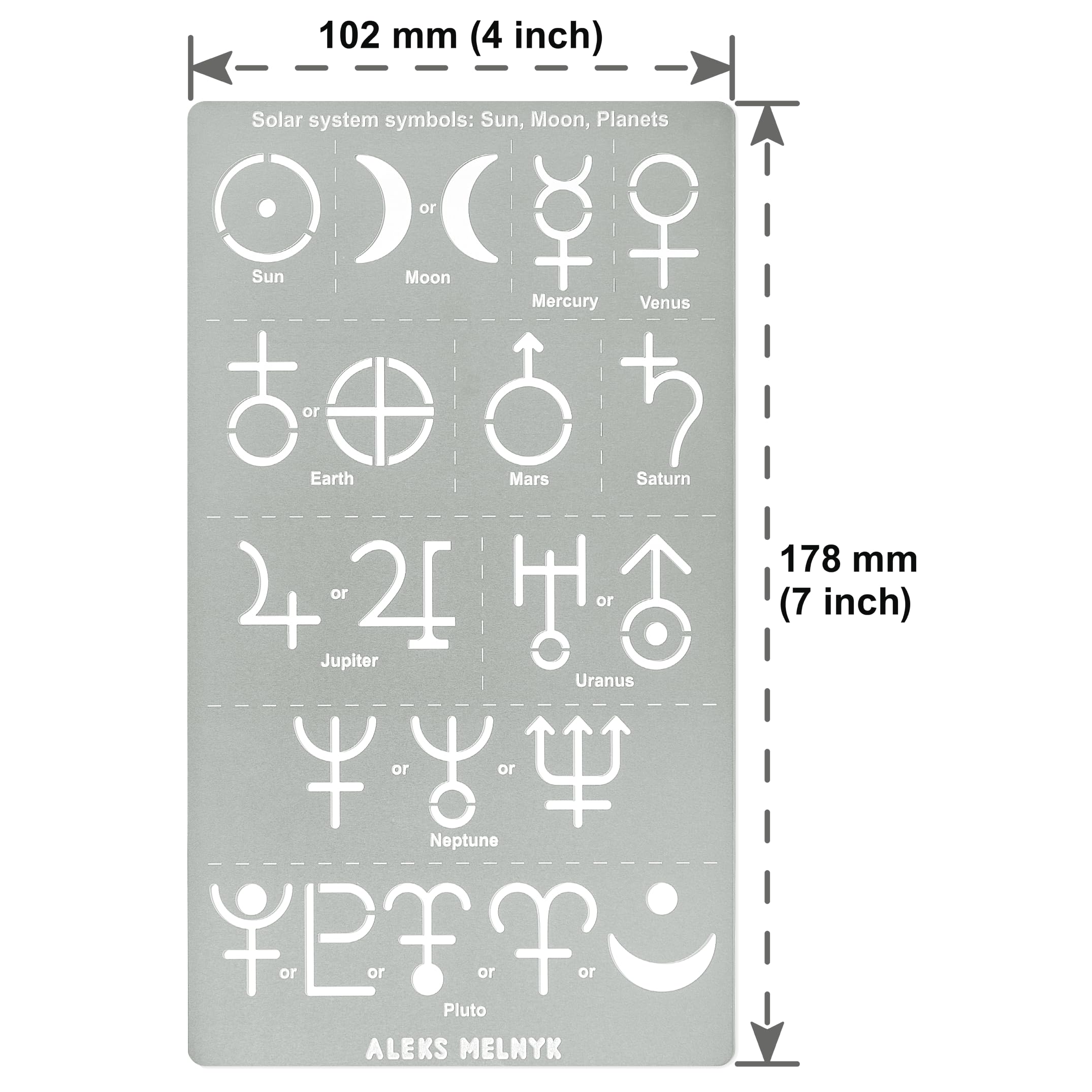 Solar System Symbols The Symbols For The Planets Dwarf Planets