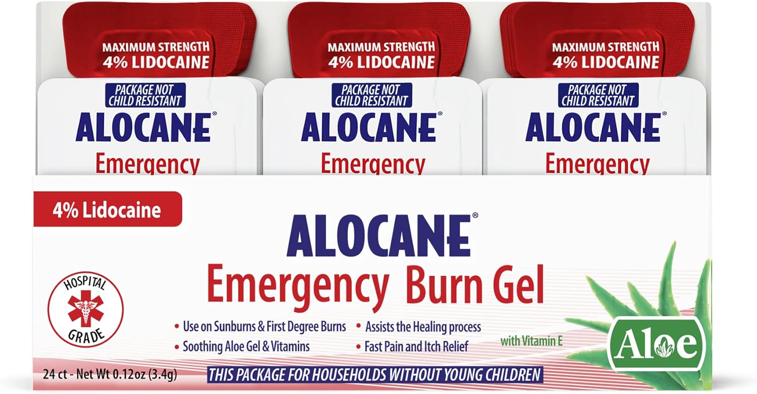 Amazon.com: ALOCANE® Emergency Burn Gel Maximum Strength 4% Lidocaine ...