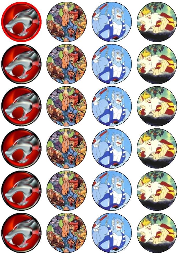 24 Thundercats Cupcake Toppers : Amazon.co.uk: Home & Kitchen