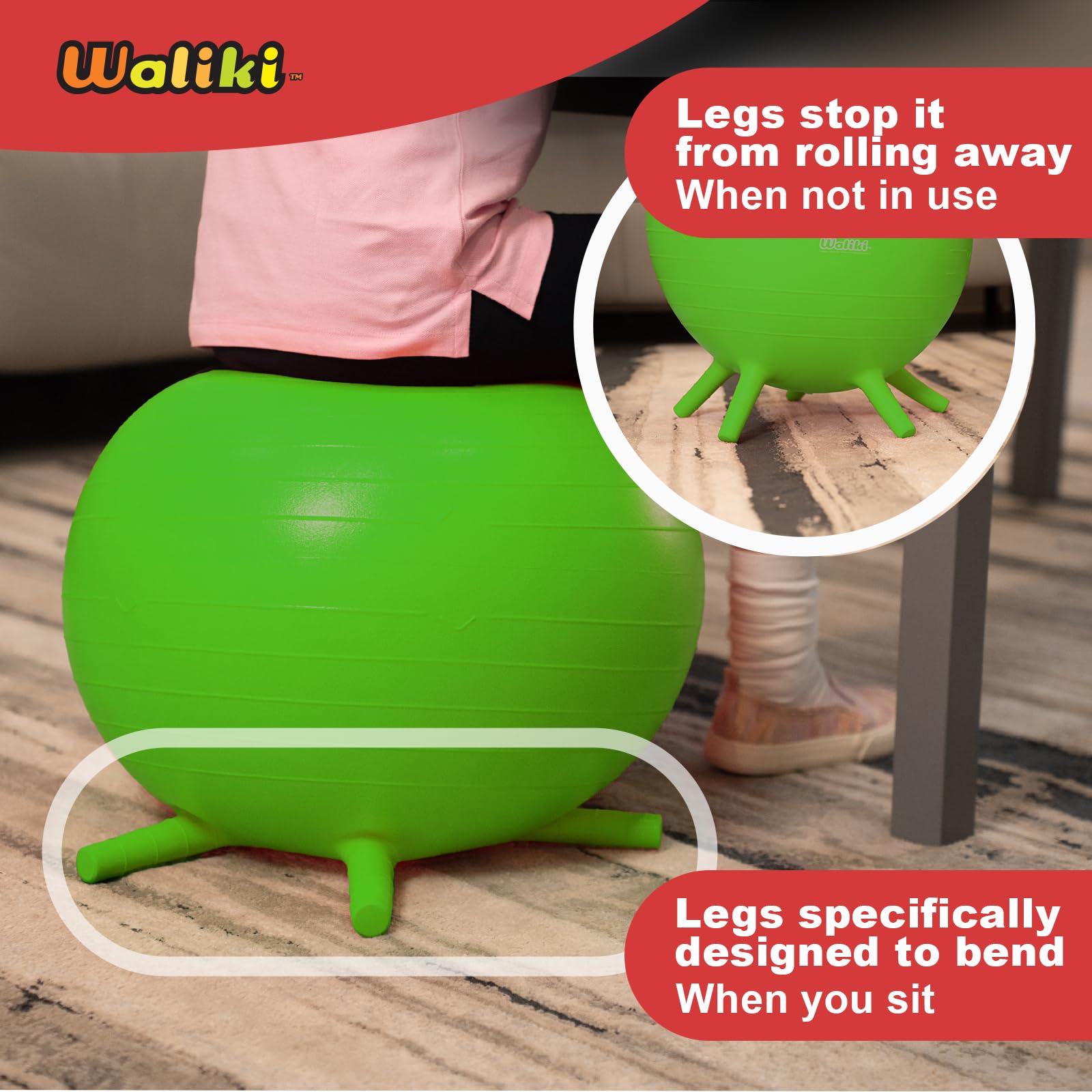 Snapklik.com : Alternative Classroom Seating Chair Ball 18"/45CM ...