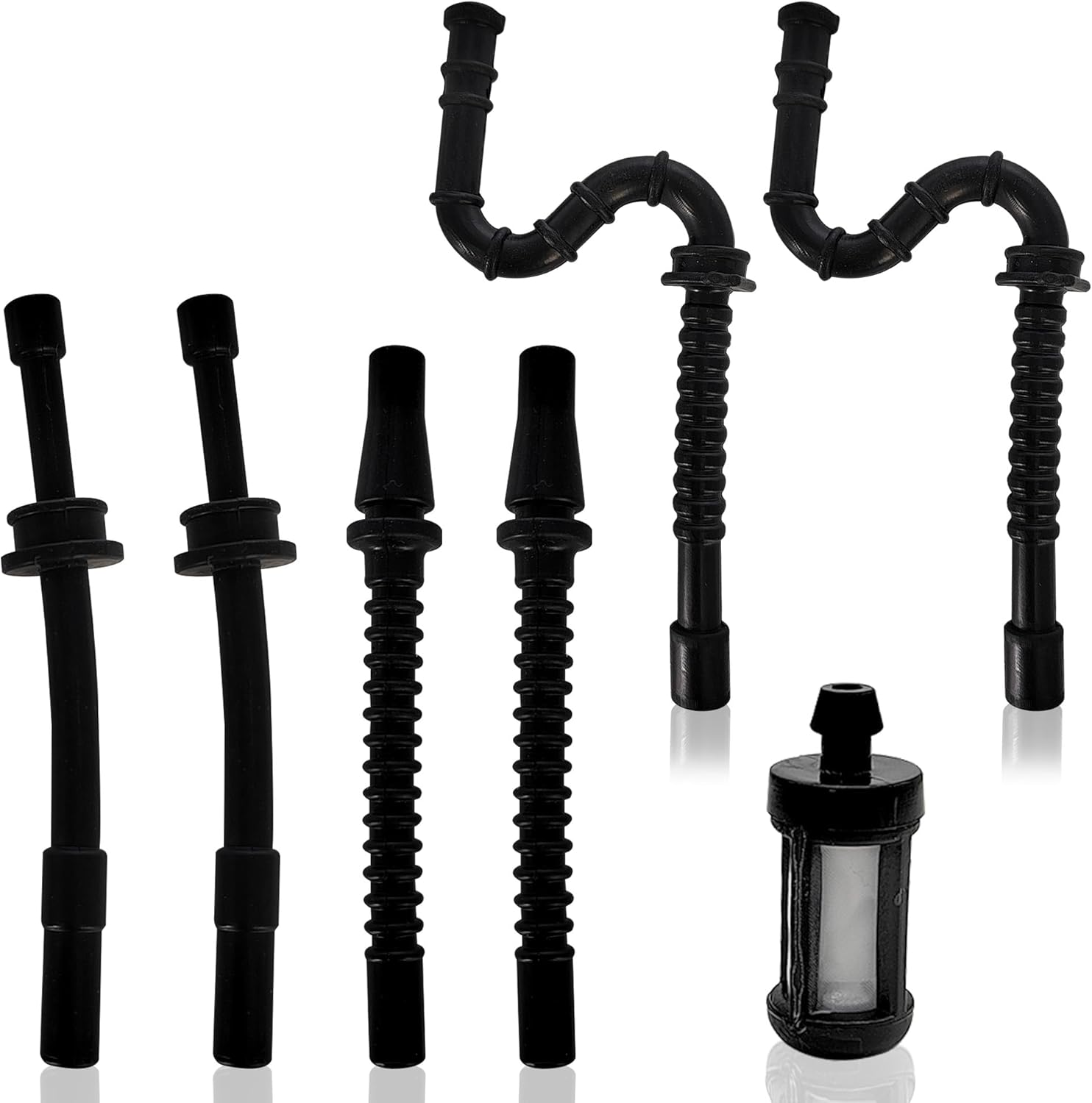 Amazon.com: 2 Pack Fuel Line Oil Line Gas Tube Hose Impulse Line Filter ...