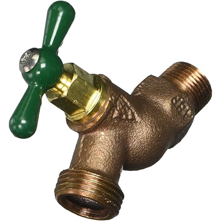 ARROWHEAD BRASS & PLUMBING 301QTLF 1/2" Male Iron Pipe x 3/4"Hose ...
