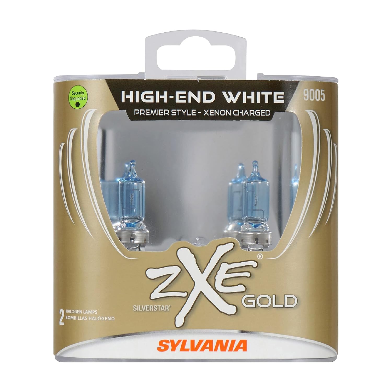 SYLVANIA - 9005 (HB3) SilverStar zXe GOLD High Performance Halogen ...