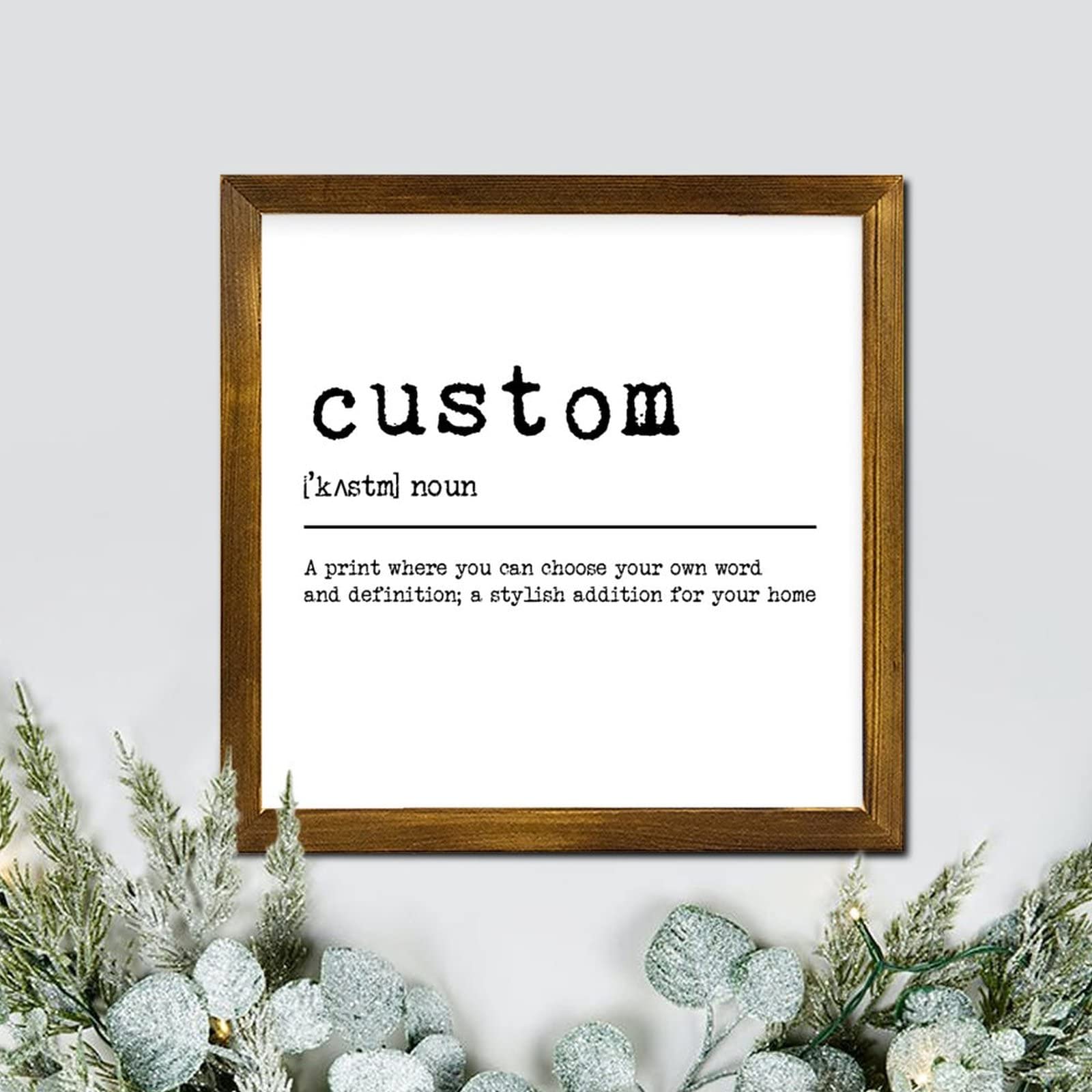Picture Frames Sign You Can